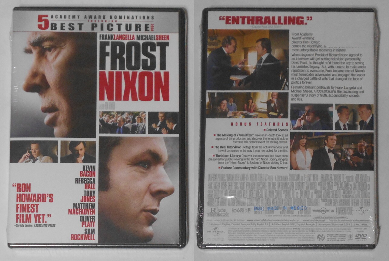 Frost Nixon movie - Frank Langella, Michael Sheen, Kevin Bacon - sealed ...
