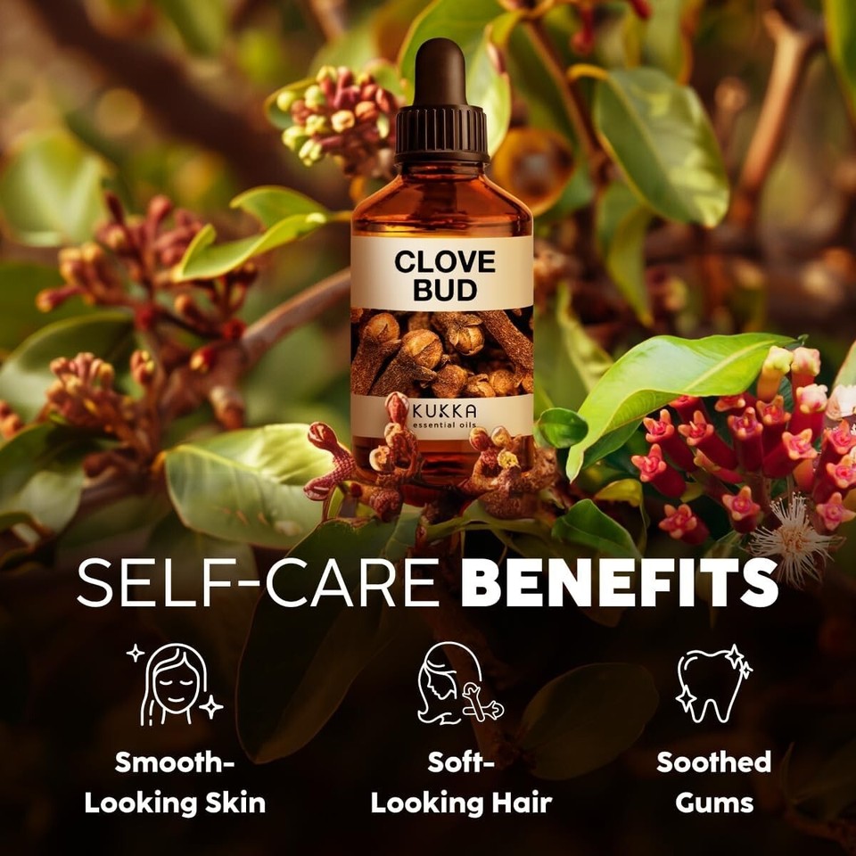 Kukka Clove Oil for Oral Care, Teeth & Gums Cloves Oil - Natural Clove ...