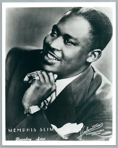 MEMPHIS SLIM VINTAGE LARGE PHOTO PIANISTE CHICAGO BLUES BOOGIE WOOGIE ...