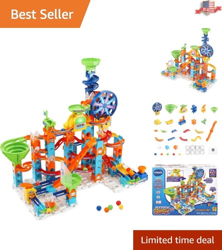 Color-Coded Marble Rush Building Set with Spinning Ferris Wheel ...