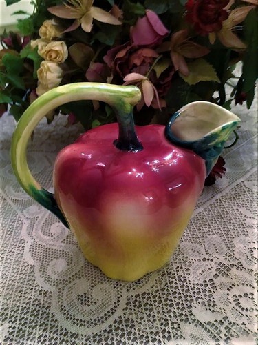 Pretty Lord & Taylor Apple Pitcher Made in Italy | eBay