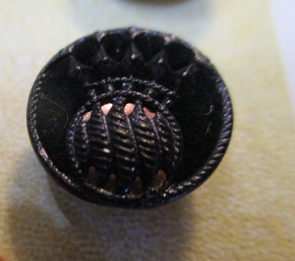 Set of 4~Antique Vintage 5/8" Metal Victorian Paris twinkle Buttons ...