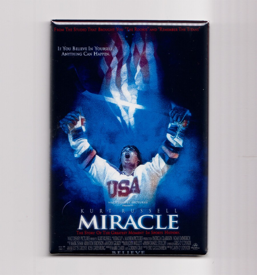 HOCKEY MOVIE 2"x3" POSTER MAGNETS w/ SLAP SHOT MIRACLE GOON MIGHTY ...