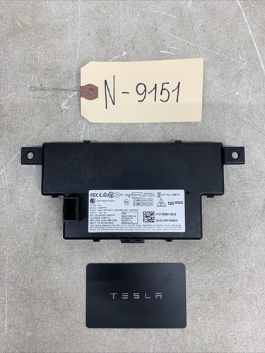 17-23 TESLA MODEL 3 CENTER CONSOLE SECURITY CONTROL MODULE 110024100G ...