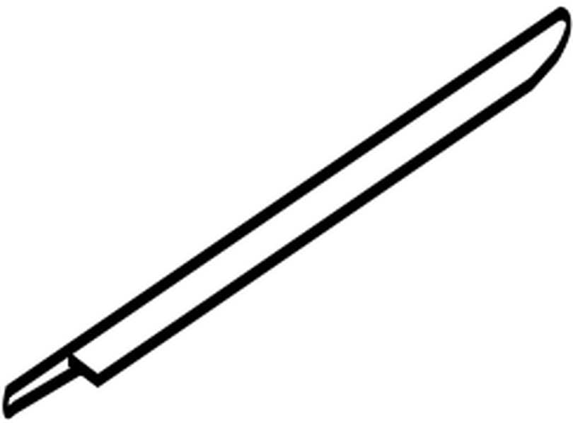 68230-52130 Toyota Weatherstrip assy, rear door glass, outer lh ...