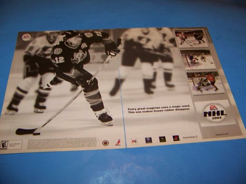 EA Sports NHL 2003 Video Game Ad From Magazine Vintage 2002 | eBay