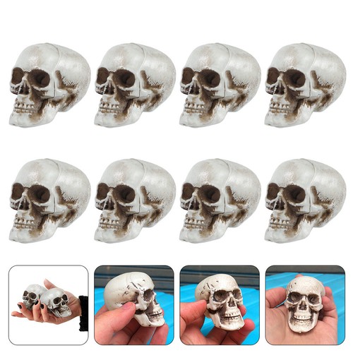 32 Pcs Halloween Scary Props Small Skulls Tiny Skull Model Decor for ...