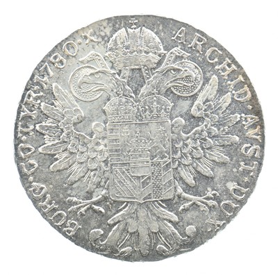 SILVER - WORLD COIN - 1780 Austrian Empire 1 Thaler - World Silver Coin ...