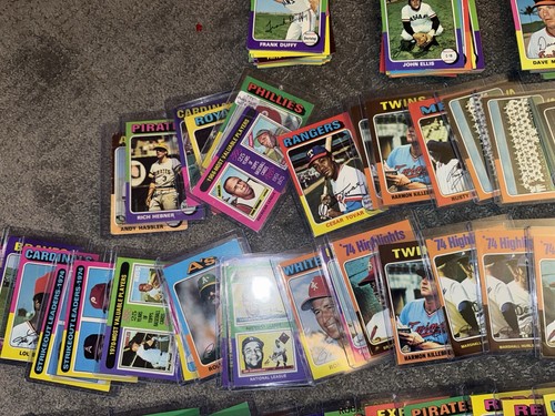 1975 Topps Baseball (660) Plus Extras Very Clean Lots Of HOF Mantle ...