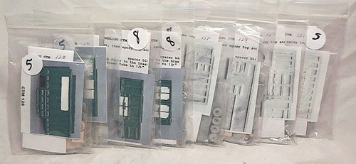 8X CIRCUS TRAIN MINIATURES CTM 121-28 LTD ED DIECAST METAL WAGON KITS ...