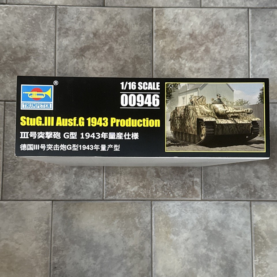 Trumpeter 00946 1:16 StuG.III Ausf.G 1943 Production Armor Plastic ...