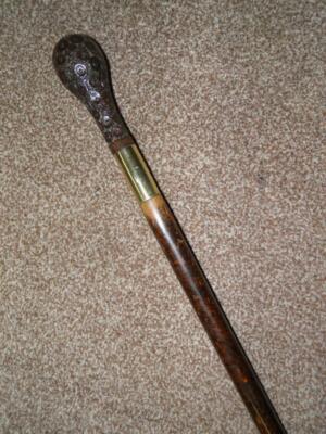 Victorian - Gold Handle Cane