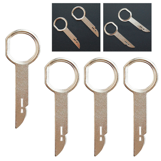 10Pcs Radio Removal Key Pin Tool Stereo Head Unit Audio Tools For VW ...