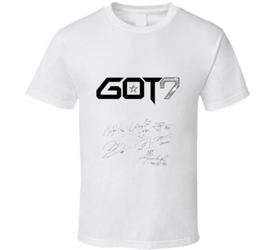 Got7 got 7 all member sign kpop t shirt shirts tee hard carry | eBay