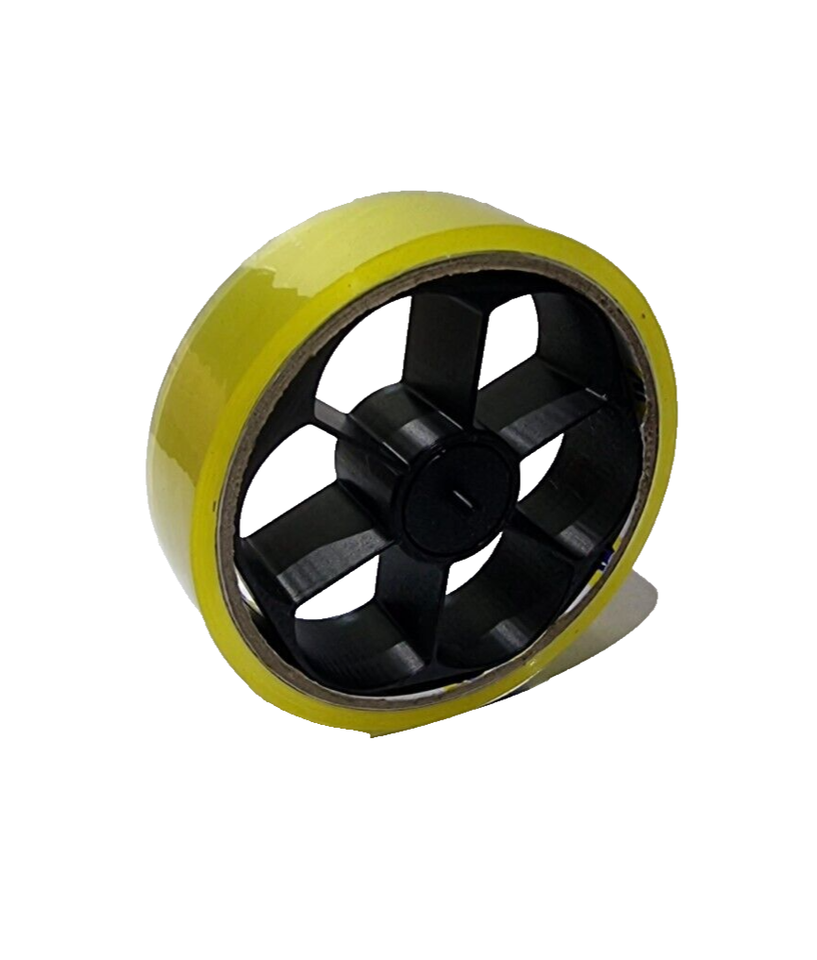 Black Heavy Duty Replacement Spare Sellotape Tape Dispenser Wheel Made ...