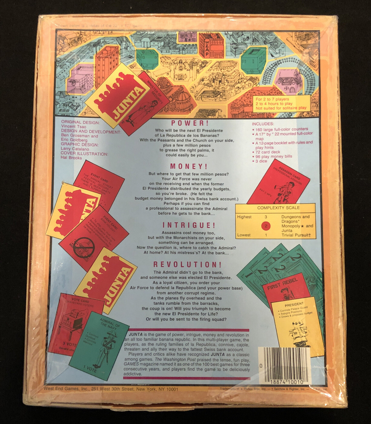 Junta Board Game West End Games 1985 2nd Edition for sale online | eBay