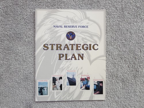 VINTAGE - U.S. NAVY: Naval Reserve Force Strategic Plan, 1996 Booklet ...