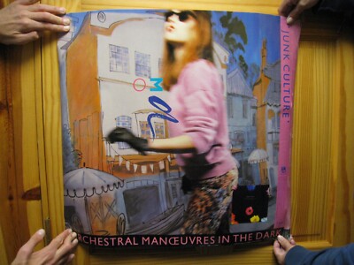 OMD Poster Orchestral Manoeuvres in the Dark O.M.D. Promo Junk Culter ...