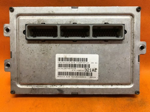 UPDATED NO SKIM REFLASHED VIN 02 DODGE RAM VAN 3.9 ECM ECU PCM MODULE ...