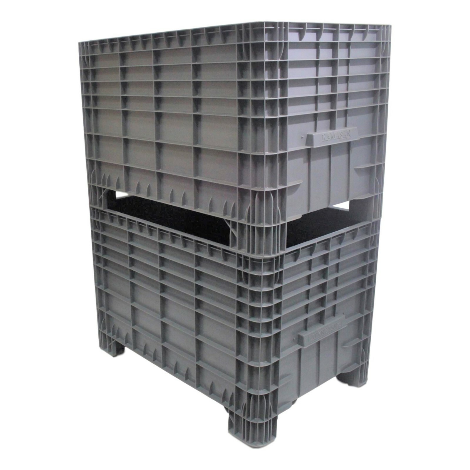 NEW Strong Plastic Euro Pallet Storage Box Boxes 1200x800x800mm Static ...