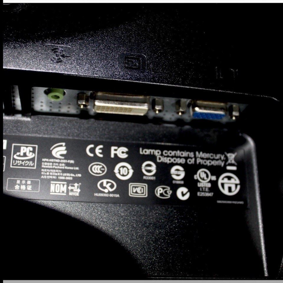 HP Monitor 2009m 20” Color LCD~ Tested | eBay