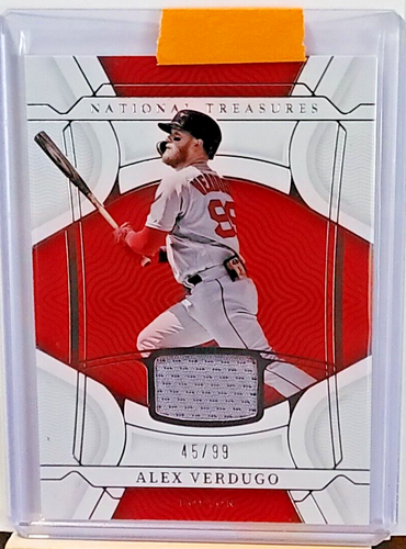 ALEX VERDUGO 2022 Panini National Treasures Jersey Patch #45/99 ...