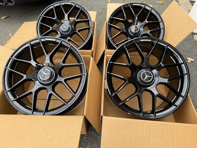 MERCEDES 22 INCH G63 RIMS WHEELS SET 4 NEW STAGGERED FITS G63 G550 G500 ...