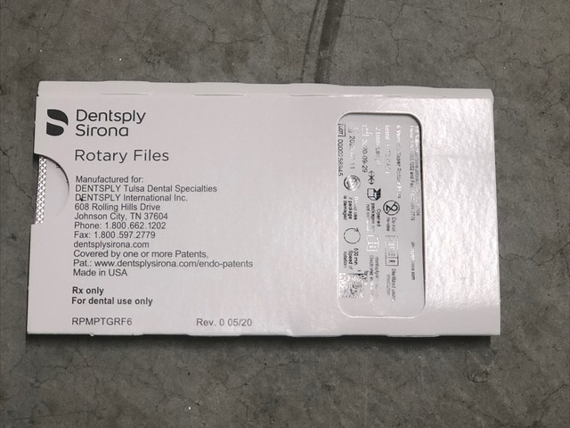 DENTSPLY Sirona ProTaper Gold Rotary Files 21mm Length. Ptgra21. for ...