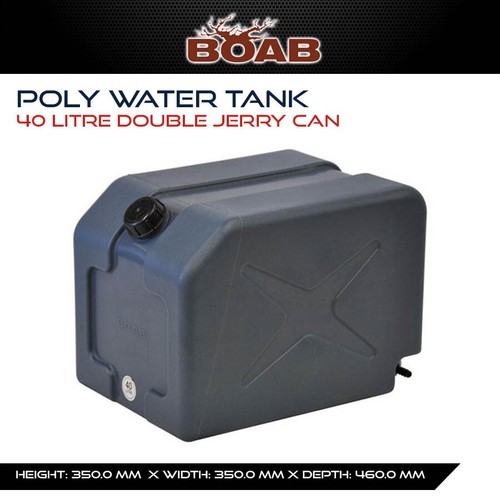 Boab Poly Water 40 Litre Double Jerry Can 4x4 4WD Offroad Touring ...
