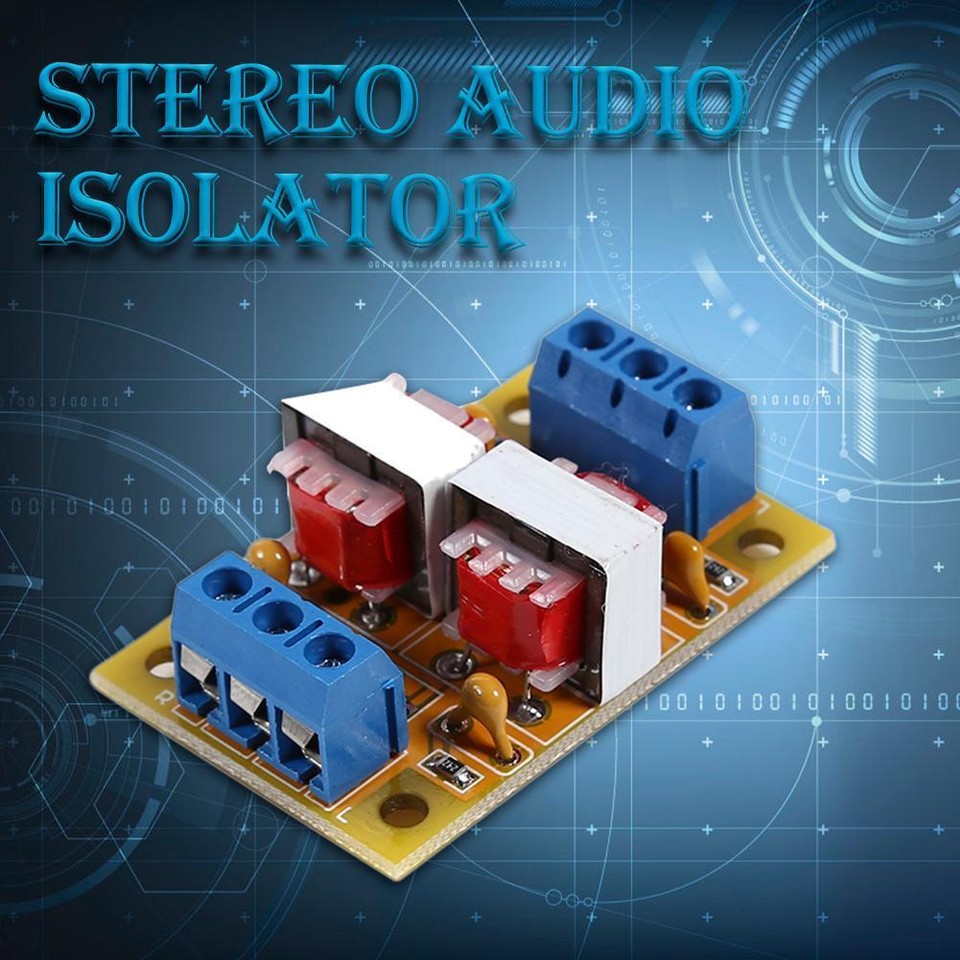 Stereo Audio Isolator Car Common Ground Loop Suppressor Noise Isolation ...