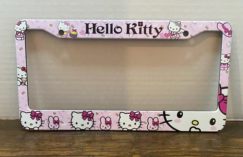 Pack Of 2 Custom Hello Kitty License Plate Frames | eBay
