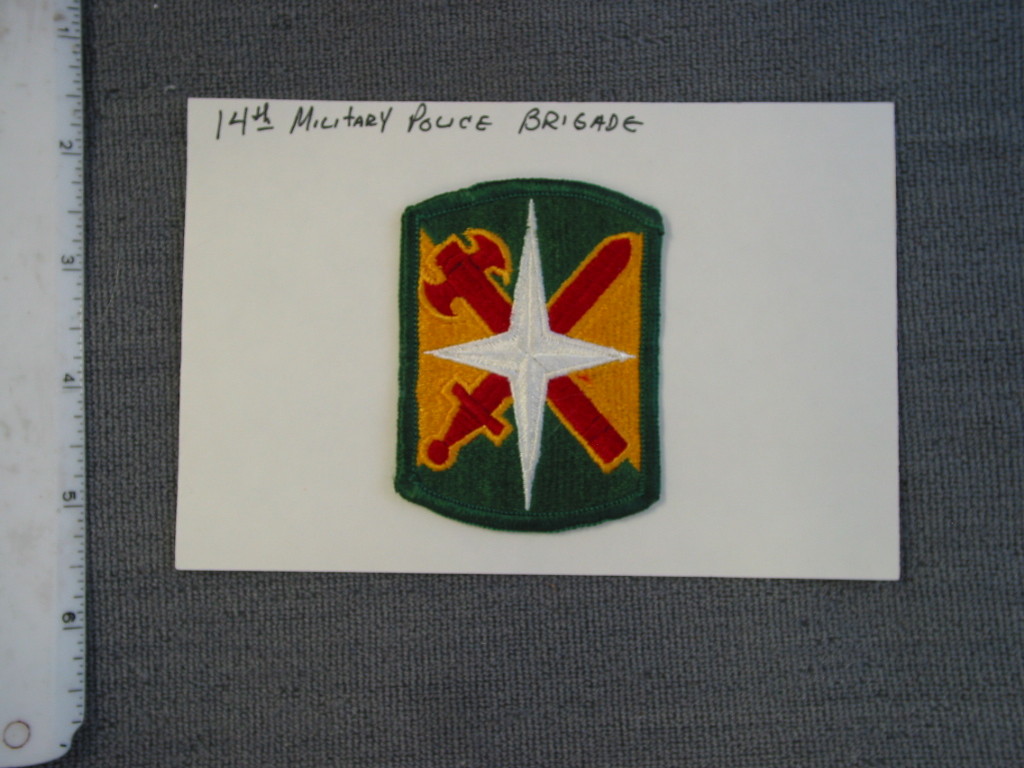 1990's issue 14th Military Police Brigade (XII Corps) Patch by Best ...