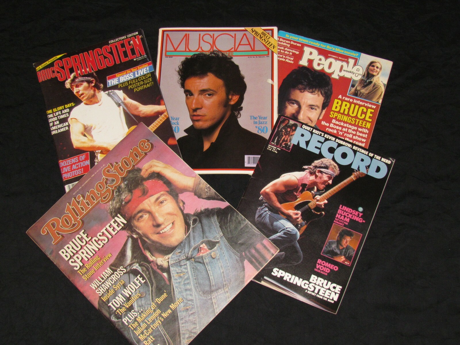 Springsteen Magazines Lot of 5 - Musician, Rolling Stone, People ...