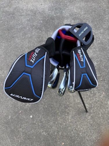 Top Flite Junior Flex Golf Club Set of 6 w/ Stand Bag Jr Youth Kids ...