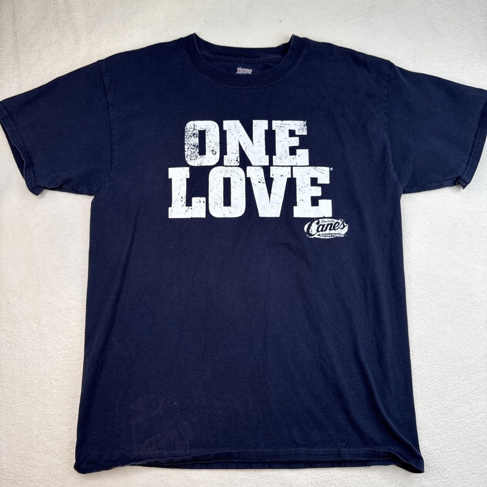Raising Canes Medium T-Shirt Lot Bundle One Love Crew Employee Uniform ...