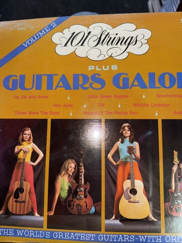 101 Strings Plus Guitars Galore Vol. 2 Vinyl Album Allshire S5141. New ...