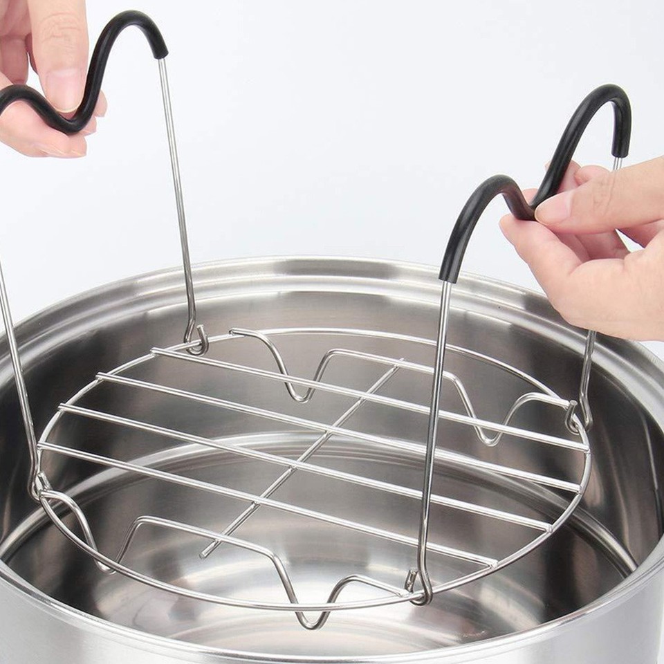 Kitchen Steam Rack Steamer Stand for Cooking Round Stainless Steel ...