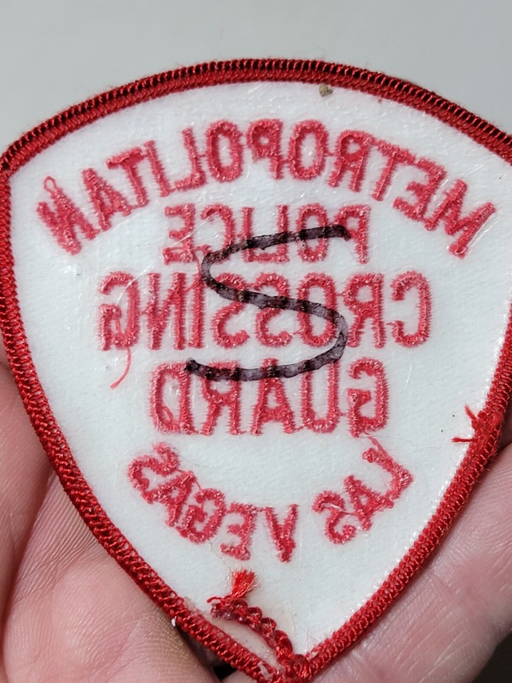 M b4 patch patches Nevada Crossing guard Las Vegas Metropolitan | eBay