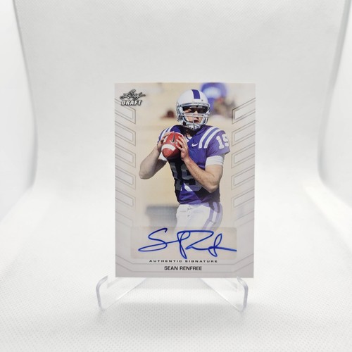 2013 Leaf Draft Sean Renfree Duke Buccaneers Falcons Rookie Card RC ...