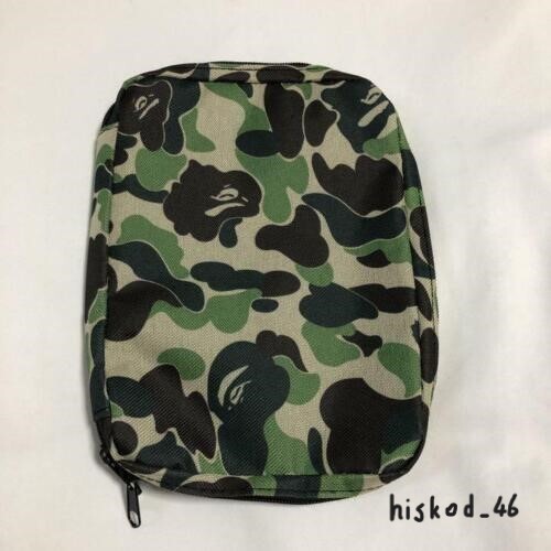 A BATHING APE BAPE 5-pocket multi-storage case Pouch bag camouflage ...