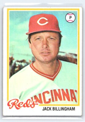 1978 Topps Jack Billingham #47 Cincinnati Reds | eBay