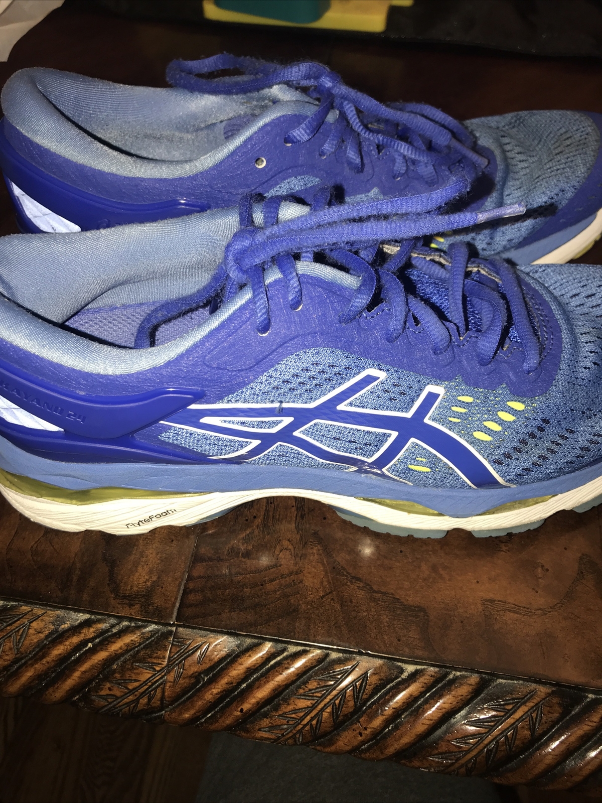 ASICS GEL-KAYANO 24 Women’s 8 Flyte Foam Blue Dynamic Duomax Running ...