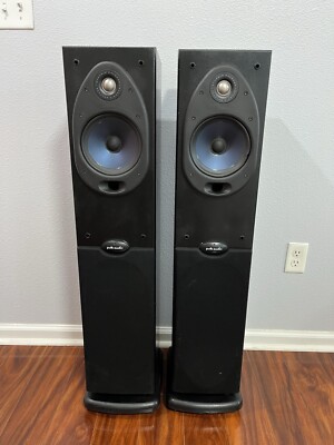 Polk Audio RT600i Floorstanding Tower Speakers Home Theater 150W 8-Ohms ...