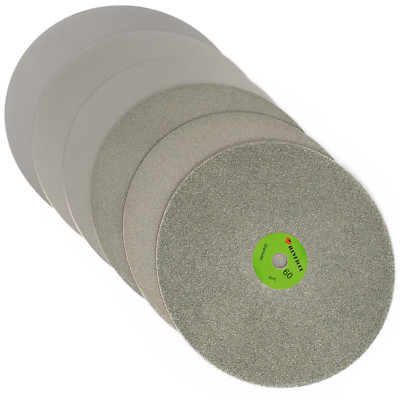 8" inch Diamond Flat Lap Disc 60 Grit to 2000 Fine Lapping Disc ...