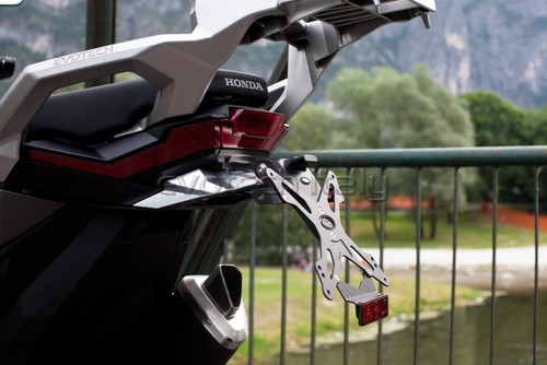 EVOTECH Support Plaque D'Immatriculation Réglable CNC Honda X-Adv 2017 ...