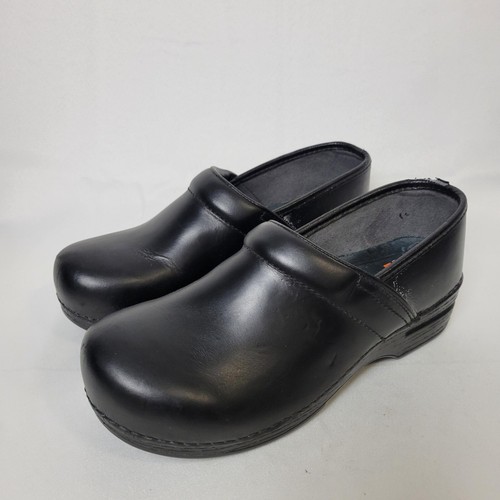 Dansko XP Clogs Black Women’s Leather Work Casual Shoes Size 41 (US 10 ...