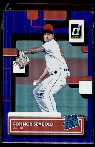 2022 DONRUSS BLUE CONNOR SEABOLD BOSTON RED SOX #59 | eBay