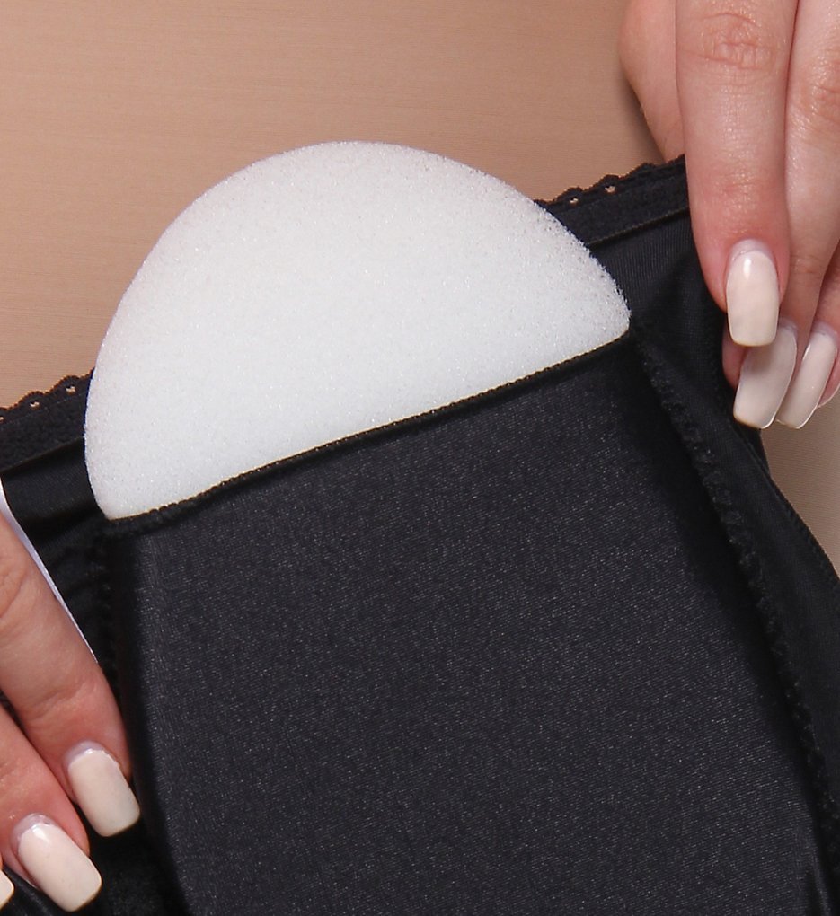 Rago Shapewear Padded Rear Moderate Control White Shaper Size 32/XL | eBay