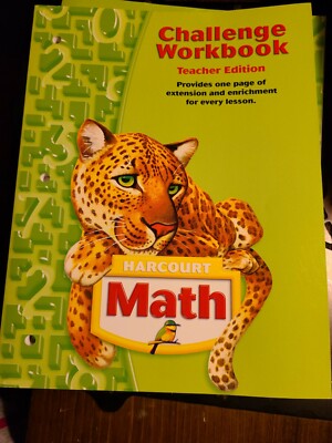 Harcourt Math Challenge Workbook Grade 5 5th Teacher Edition ...