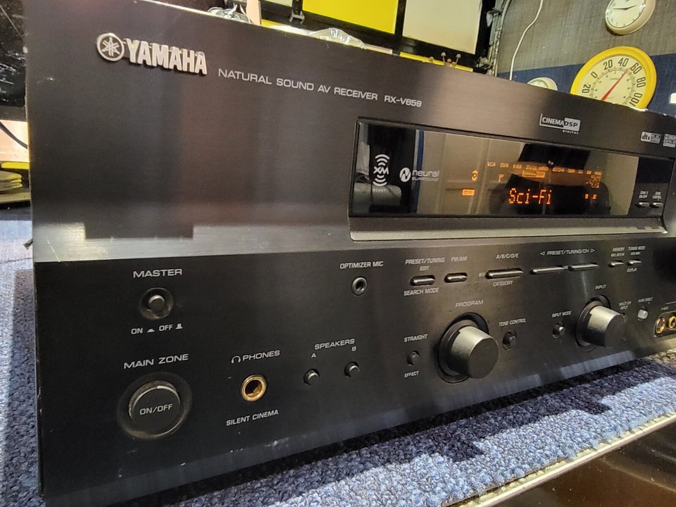Yamaha Receiver RX-V659 7.1 Home Theater AMP 700watt | No Remote ...